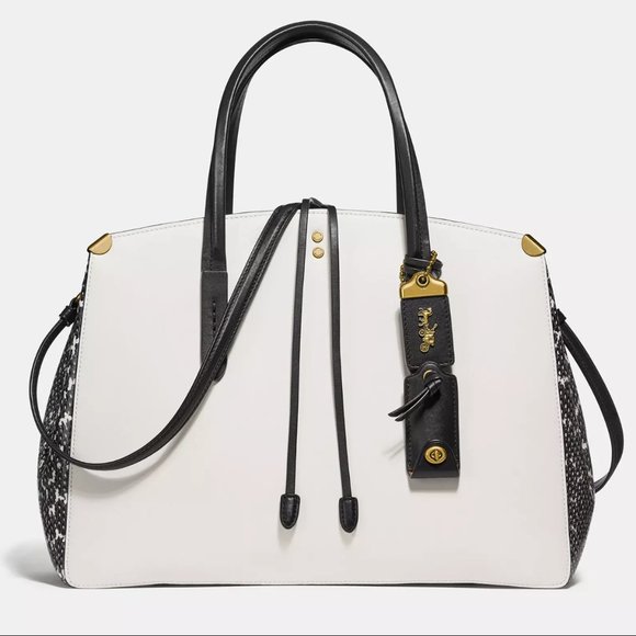 Coach | Bags | Coach Cooper Carryall Colorblock With Snakeskin | Poshmark